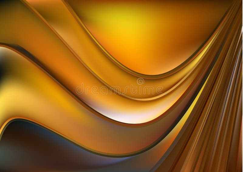 Yellow Brown Artistic Background Vector Illustration Design Stock ...