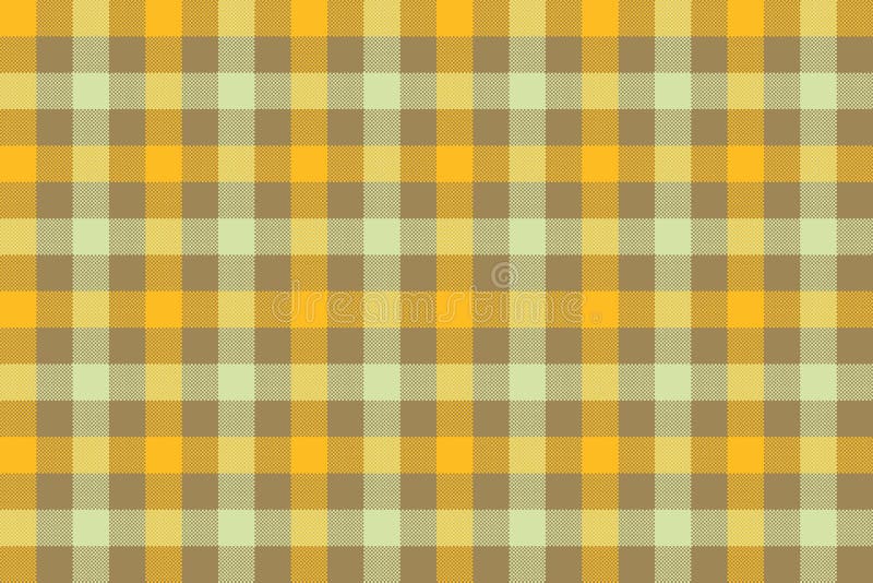 Brown Check Plaid Fabric Texture Seamless Pattern Stock Vector ...