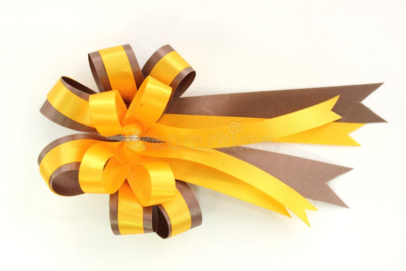 Pink and yellow ribbon stock image. Image of celebration - 49074169