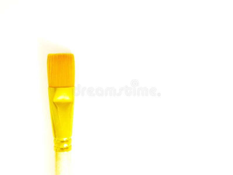 Yellow brush stroke vector stock vector. Illustration of yellow - 275201114
