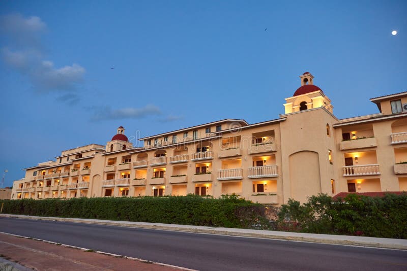 Yellow Building Along the Road Stock Image - Image of wall, canary ...