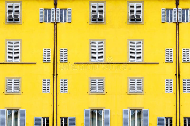 Yellow Building Architecture Stock Image - Image of decorative, paint ...
