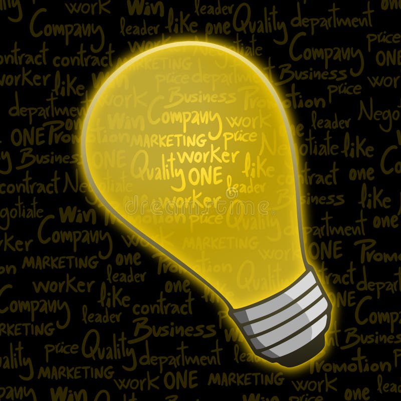 Yellow Bulb Idea ClipArt Vector Stock Vector - Illustration of yellow ...