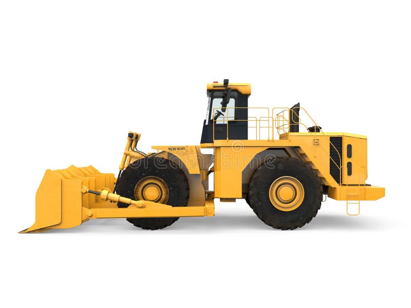 Heavy duty bulldozer stock image. Image of industry, earthmover - 1092751