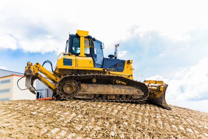 Bulldozer tracks stock photo. Image of farming, farm, dozer - 1225002