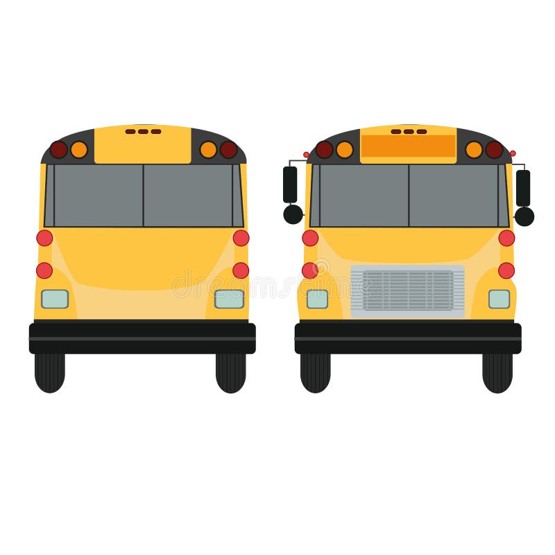 Yellow bus stock vector. Illustration of bright, grid - 58112355