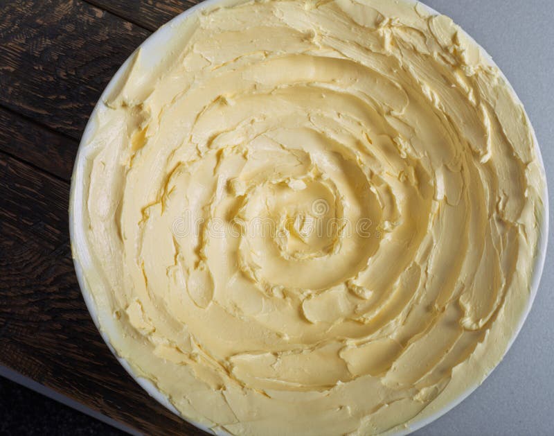 Yellow butter spirals stock photo. Image of circles, cream - 51633044