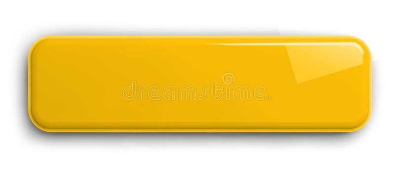 Yellow Button 3D Clipart Image Stock Illustration - Illustration of ...