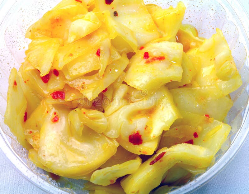 Yellow cabbage on a plate stock photo. Image of stew - 93348010