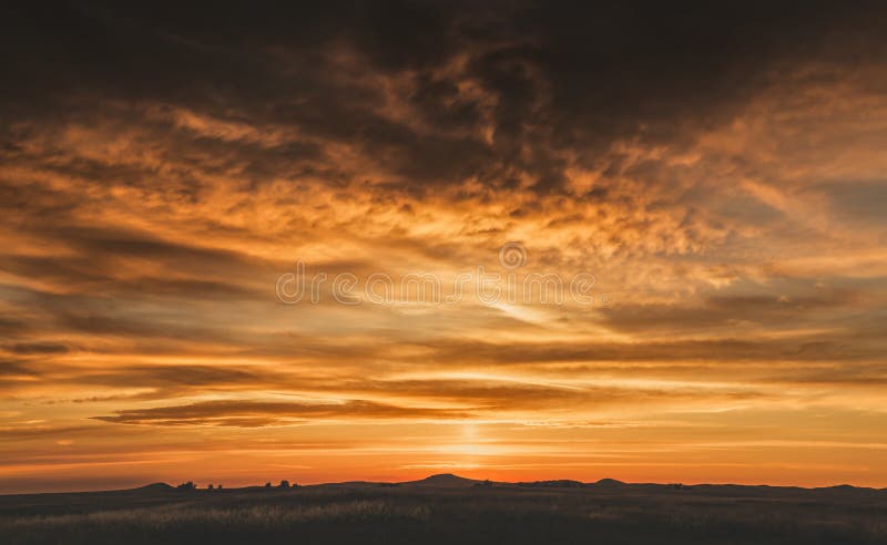 Yellow California Sky stock photo. Image of cloudscape - 86203416