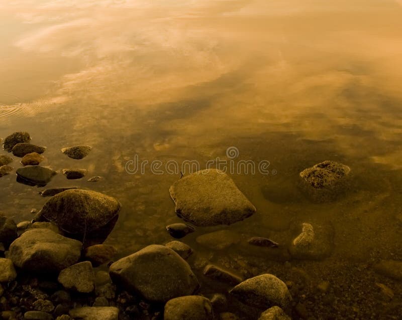 Yellow calm stock photo. Image of lapland, abstract, glowing - 3401828
