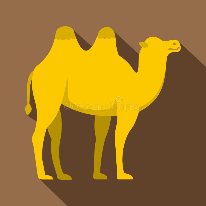 A Yellow Camel in a Danger Sign Stock Illustration - Illustration of ...