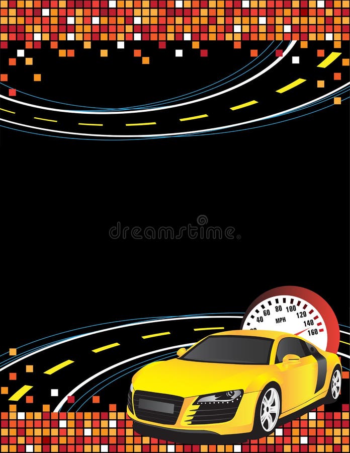 Race Car Border Stock Illustrations – 1,075 Race Car Border Stock ...