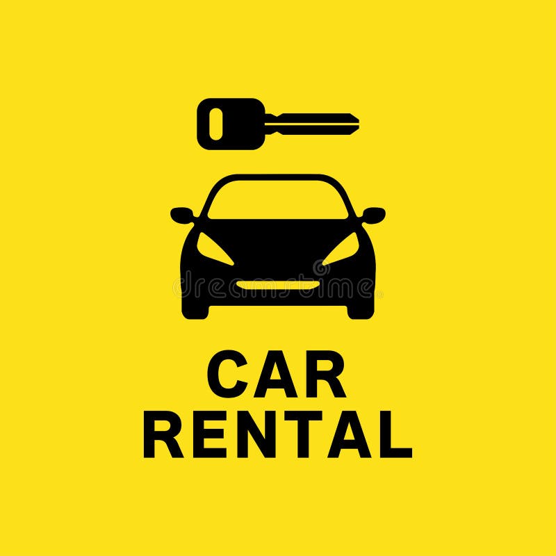 Car Rental Sign Icon. Element of Navigation Sign Icon. Thin Line Icon ...