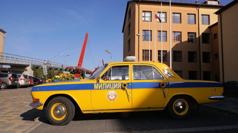 Yellow Soviet Zaz 968 Car is Parked on the Roadside Editorial Stock ...