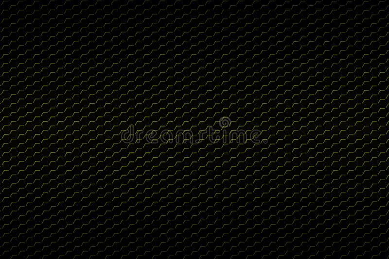 Yellow Carbon Fiber Hexagon Pattern Stock Illustration - Illustration ...