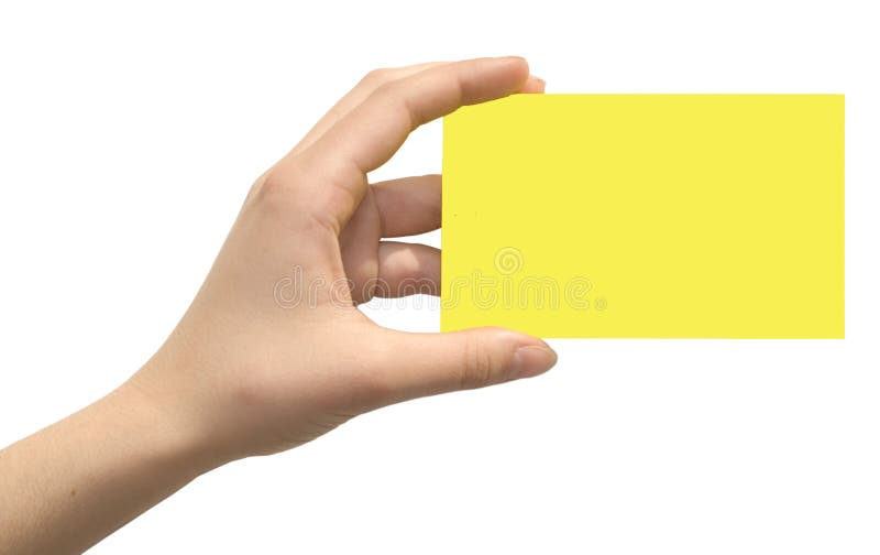 Warning Yellow Card and Red Card Stock Image - Image of soccer, board ...