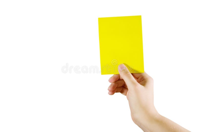 Yellow card stock photo. Image of note, isolated, message - 66773360