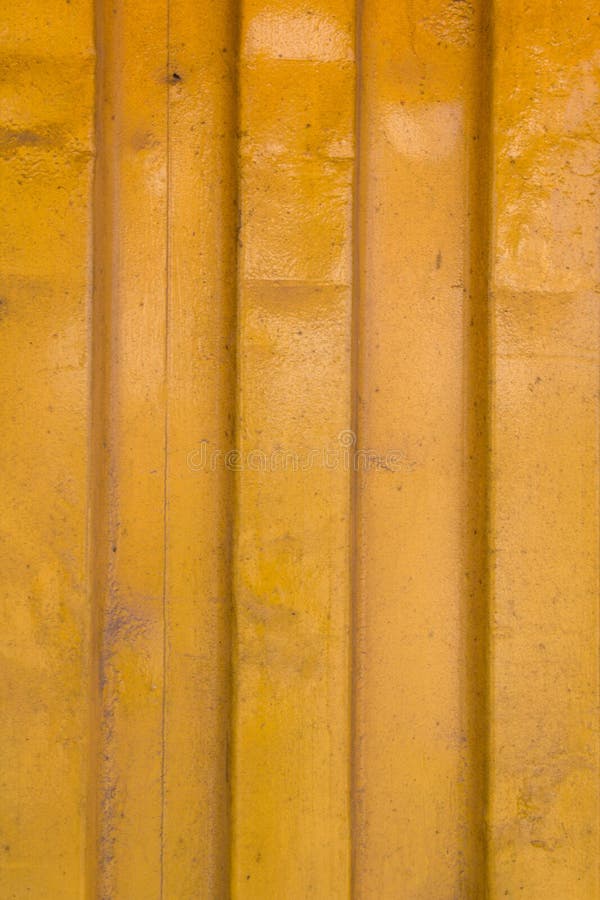Yellow Cargo Ship Container Texture Stock Photo - Image of lines ...