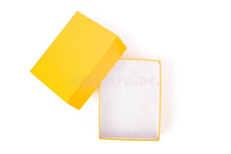Yellow Carton stock photo. Image of package, packaging - 5549480