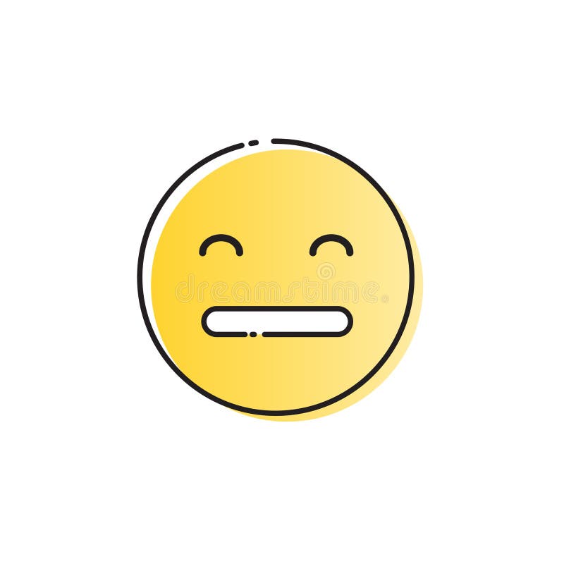 Emoji Sad, Unhappy And Feeling Depressed Yellow Face Icon Stock ...