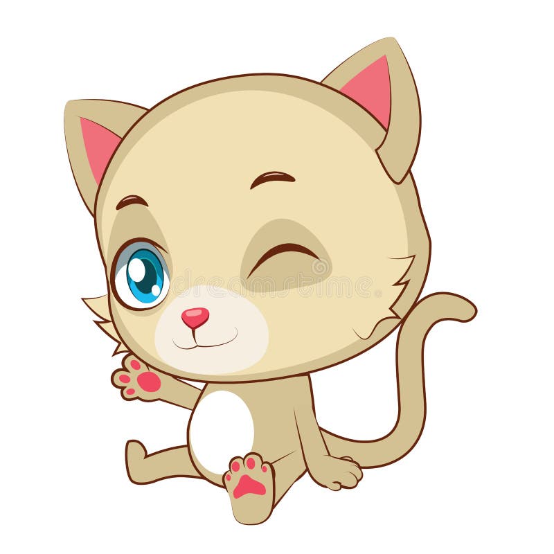 Cat Winking Stock Illustrations – 291 Cat Winking Stock Illustrations ...
