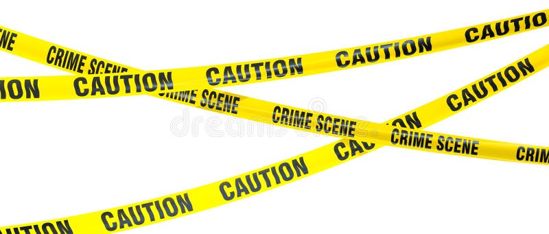 Yellow Caution Crime Scene Tapes 3d Transparent Background Stock ...
