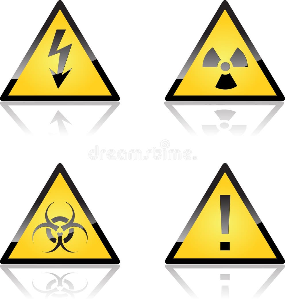 Yellow Warning Labels Stock Illustrations – 533 Yellow Warning Labels ...
