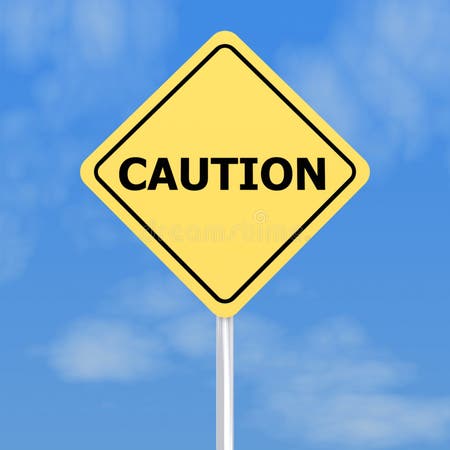 Yellow caution sign stock photo. Image of details, warning - 12166666
