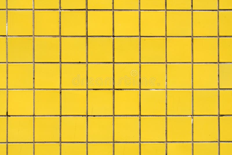 Yellow Ceramic Cladding for Background 2 Stock Photo - Image of damaged ...