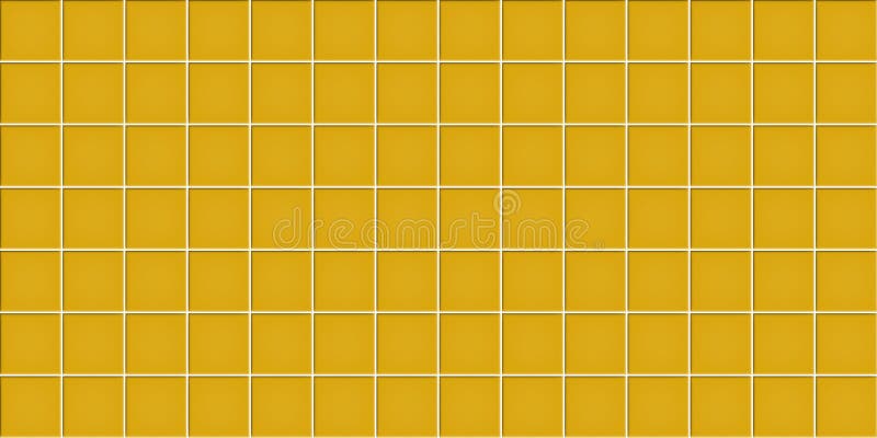 Yellow Ceramic Tile Wall Background Vector Illustration Stock Vector ...