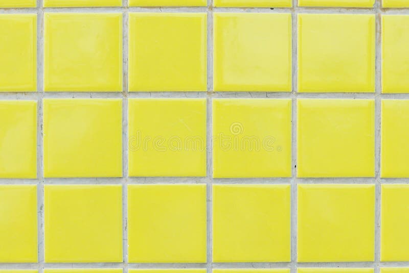 Yellow Ceramic Wall and Floor Tile Abstract Background Stock Photo ...