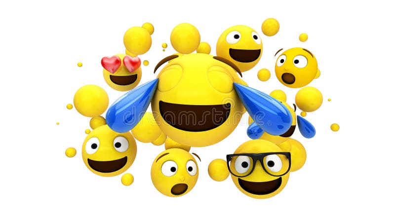 Two Yellow Characters Talking Stock Illustration - Illustration of ...