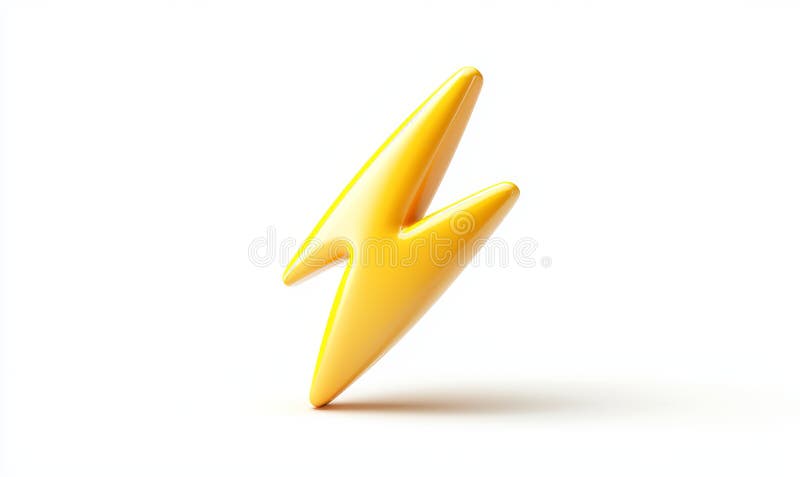 The Yellow Charger Symbol is a Representation of Energy, Danger. it is ...