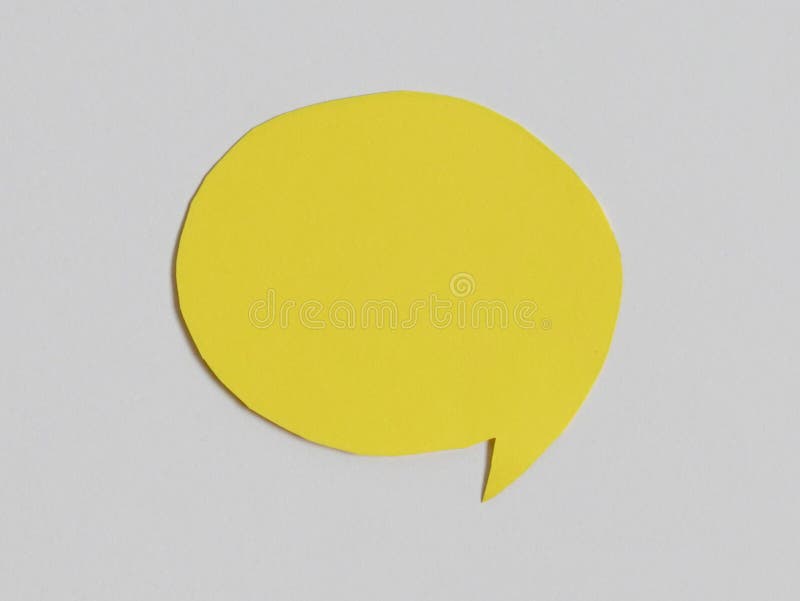 Yellow Chat Speech Icon : a Symbol and Concept for Talking and Message ...