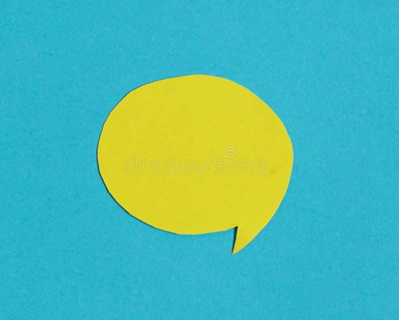 Yellow Chat Speech Icon : a Symbol and Concept for Talking and Message ...
