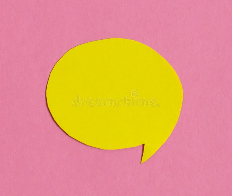 Yellow Chat Speech Icon : a Symbol and Concept for Talking and Message ...