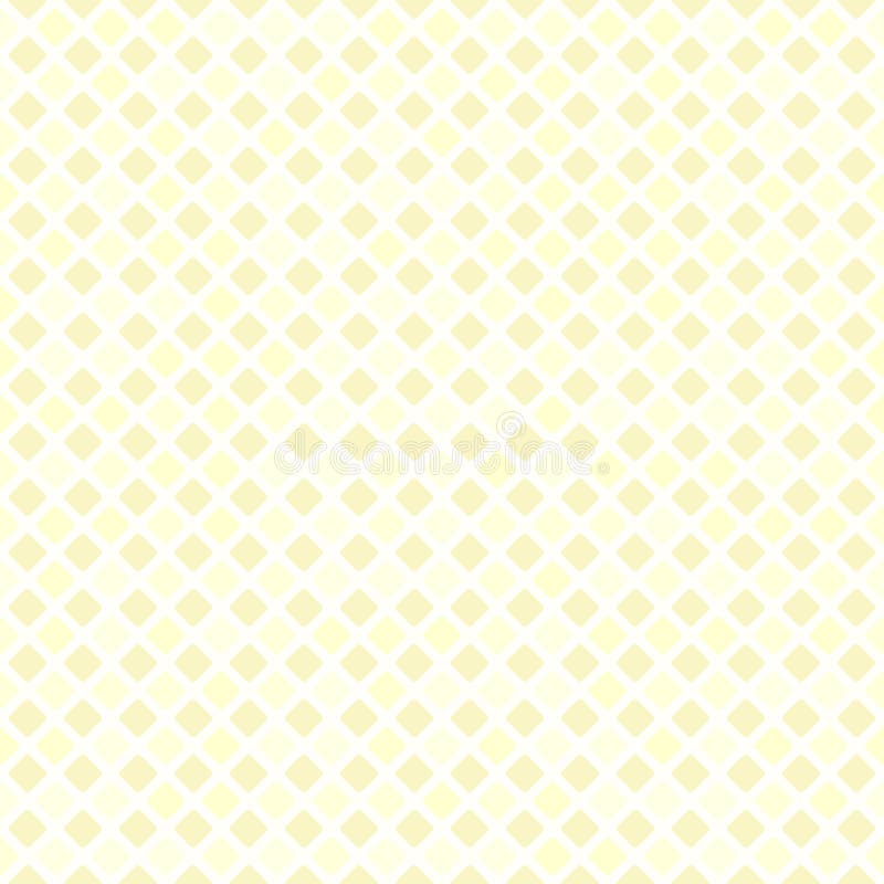 Yellow Checkered Pastel Diamond Pattern. Seamless Vector Background ...