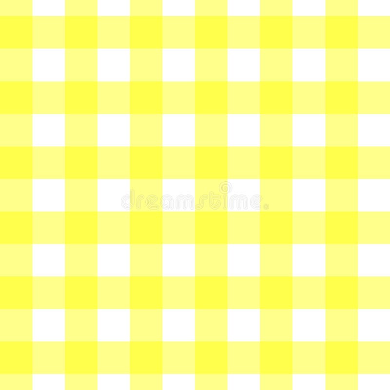 Yellow Checkered Vintage Seamless Pattern Stock Vector - Illustration ...