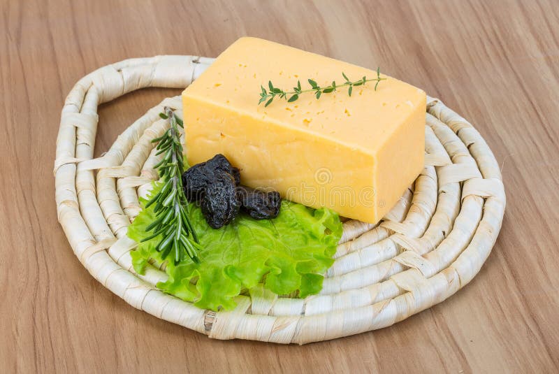 Yellow cheese stock photo. Image of culinary, block, dairy - 51679440