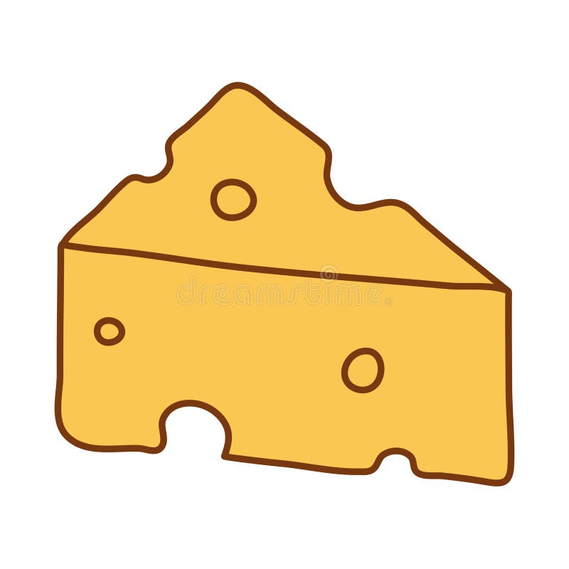 Yellow cheese design stock vector. Illustration of gourmet - 221068499