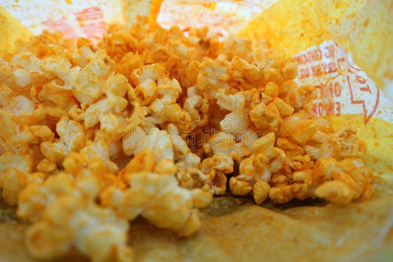 Yellow Cheese Pop Corn stock photo. Image of food, breakfast - 233486598