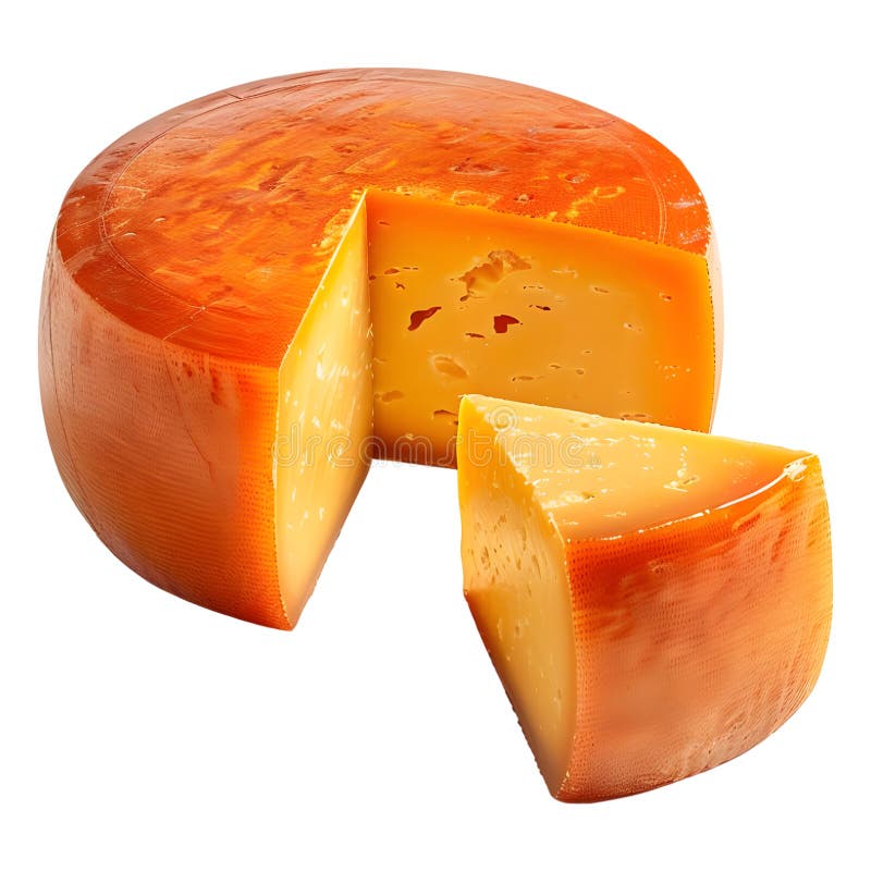 Yellow Cheese on Transparent Background - Ai Generated Stock ...