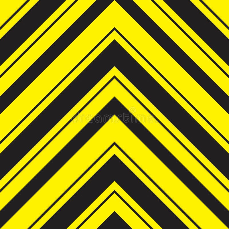 Yellow Chevron Diagonal Stripes Seamless Pattern Background Stock ...