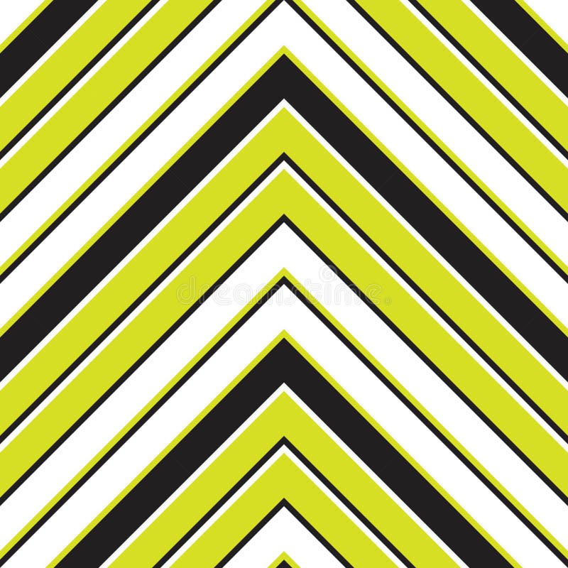 Yellow Chevron Diagonal Stripes Seamless Pattern Background Stock ...
