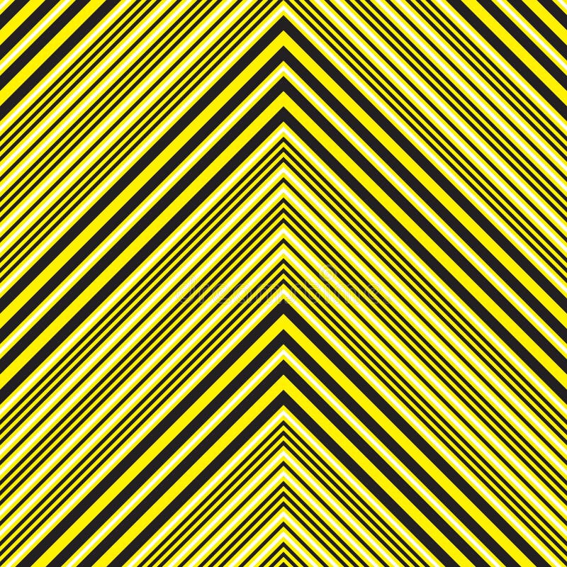 Yellow Chevron Diagonal Stripes Seamless Pattern Background Stock ...