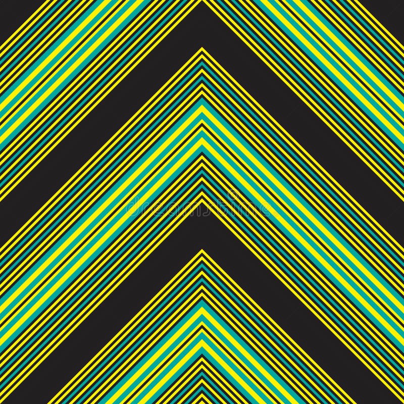 Yellow Chevron Diagonal Stripes Seamless Pattern Background Stock ...