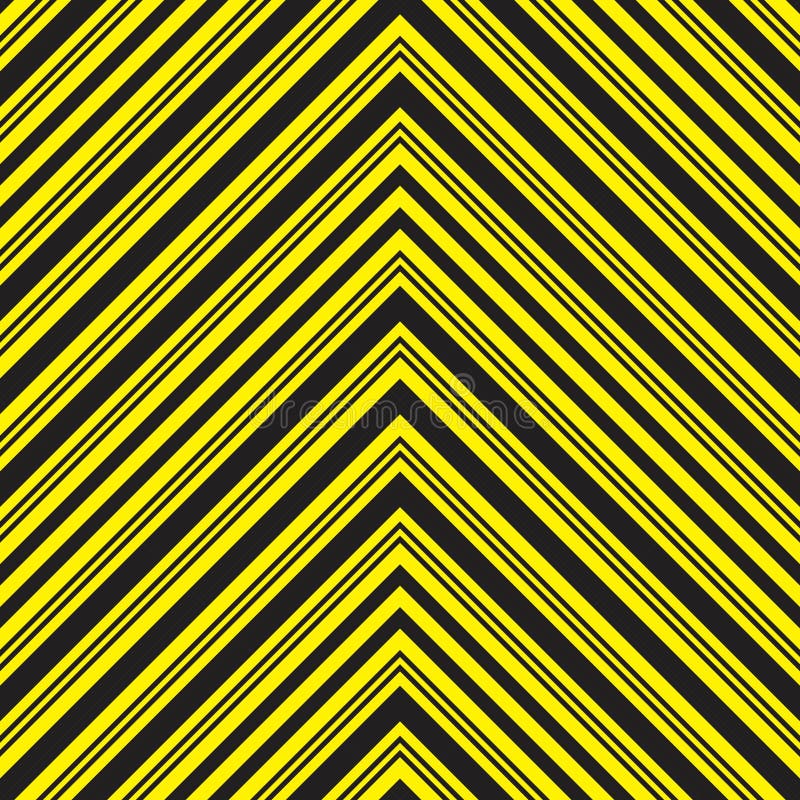 Yellow Chevron Diagonal Stripes Seamless Pattern Background Stock ...