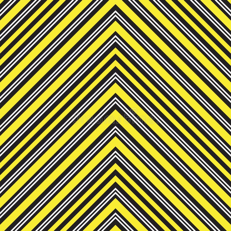 Yellow Chevron Diagonal Stripes Seamless Pattern Background Stock ...