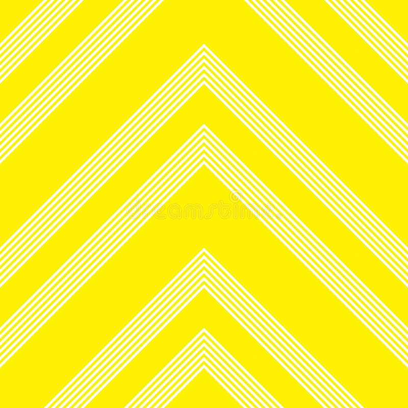 Yellow Chevron Diagonal Stripes Seamless Pattern Background Stock ...